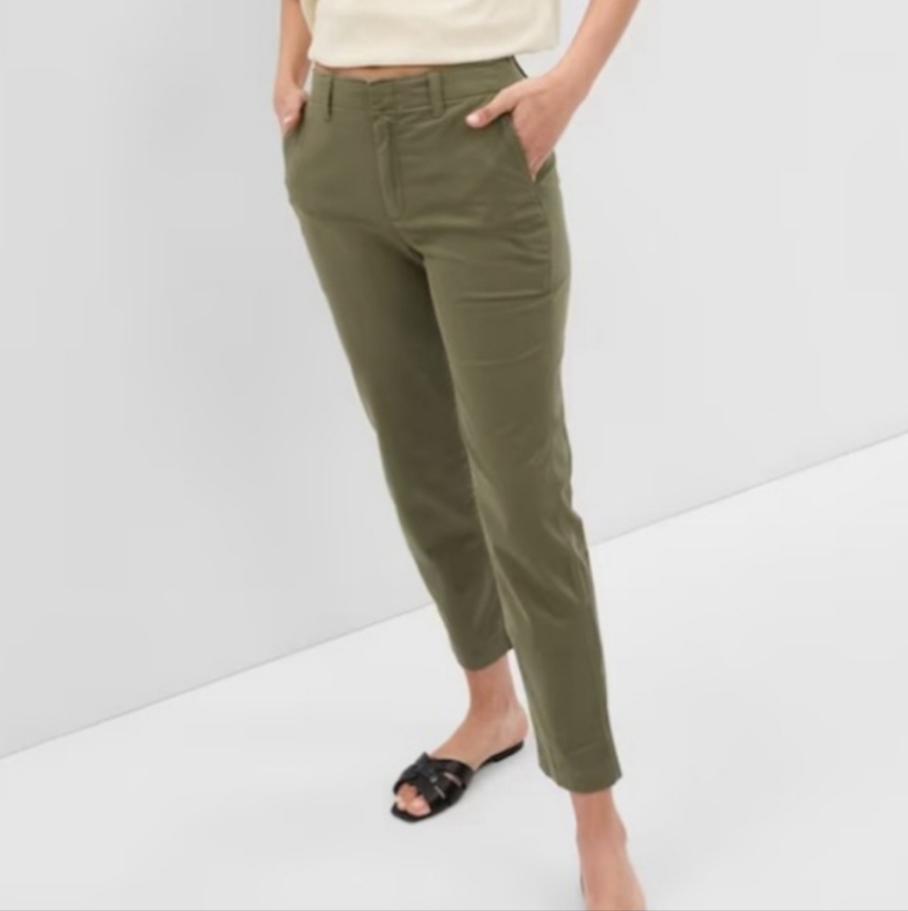 Downtown Khaki Pants, Army Jacket Green - Gem